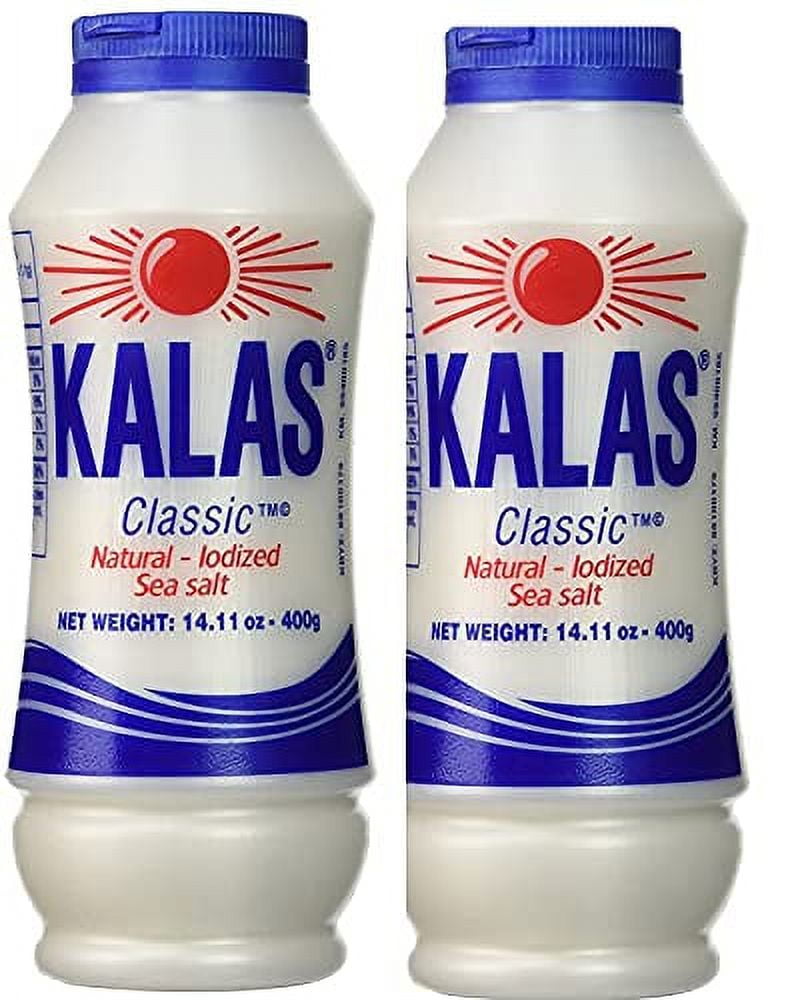 Kalas Greek Iodized Sea Salt 400g, 2-Pack, Kosher, C, O, R, S, E, Sea ...