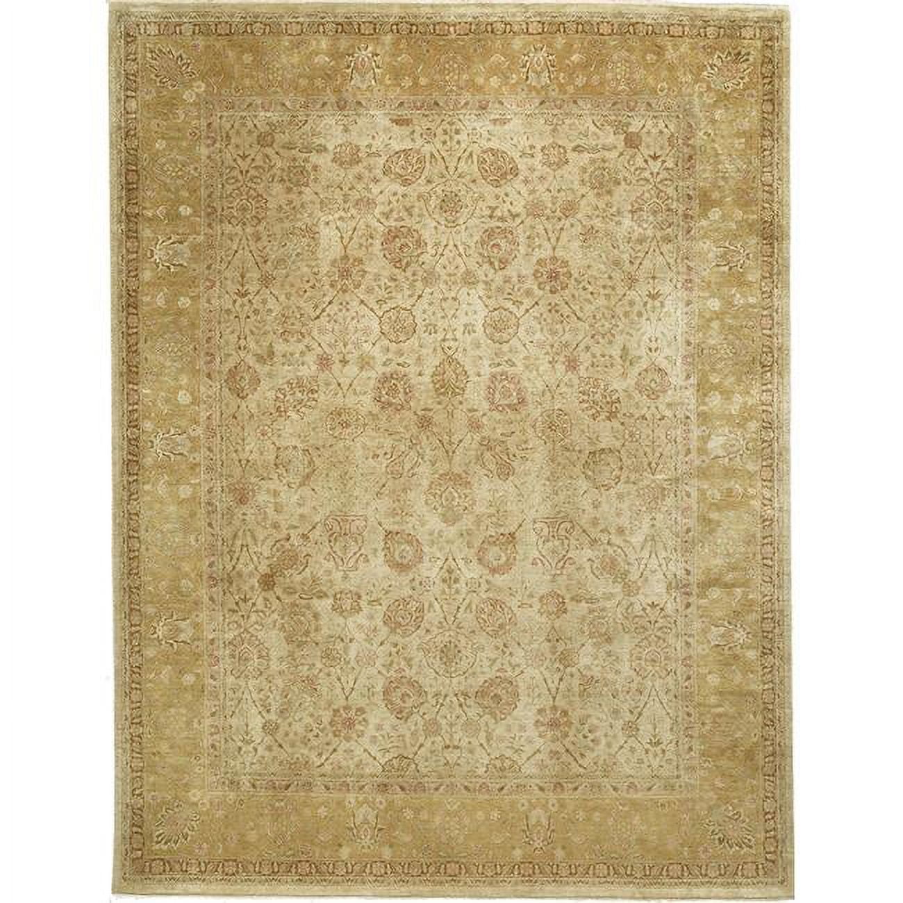Kalasha Vase Cream & Gold Area Rug - 10 x 14 ft. - Walmart.com