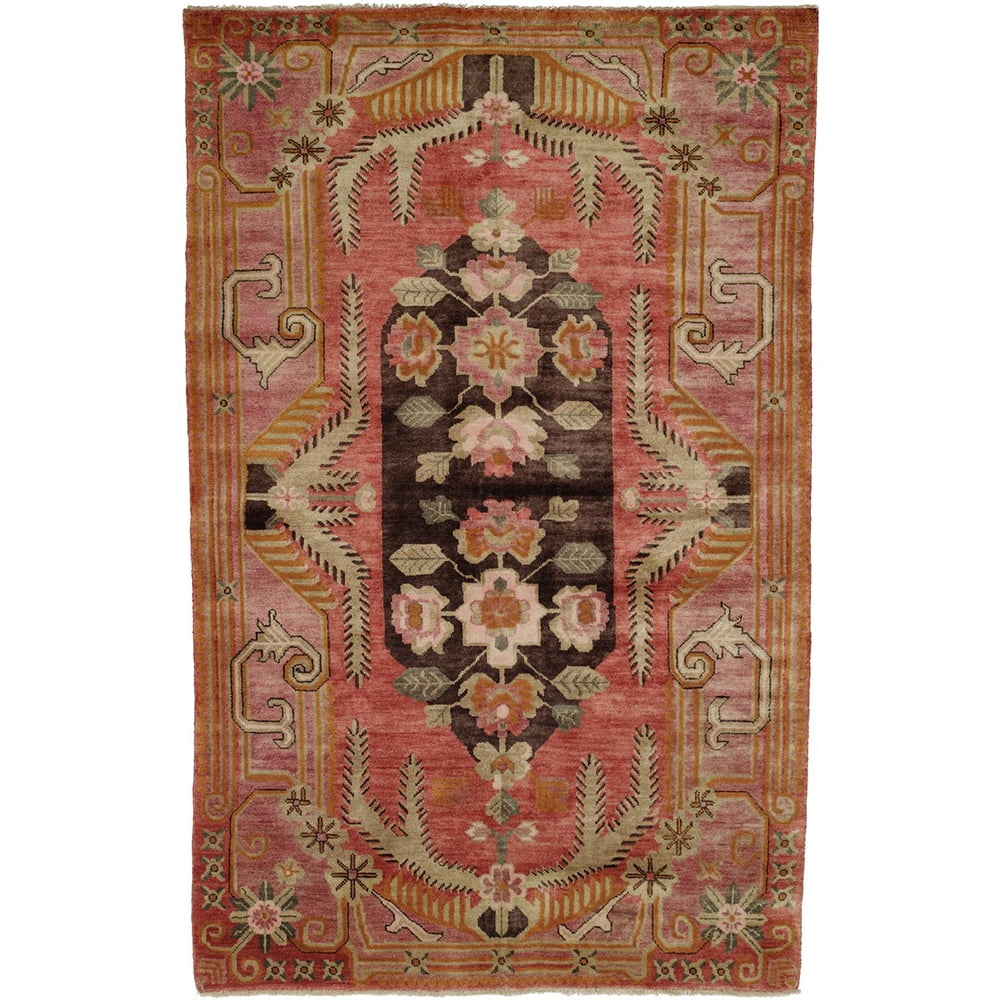 Kalaty Carol Bolton Area Rug CB-890 Transitional Multi, Multi, 6' x 9 ...