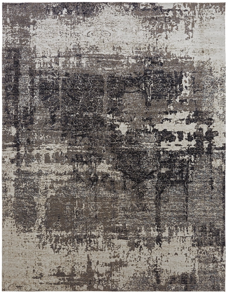 Kalaty Modena Area Rug MO-354 Granite Grey Scratched Shaded 8' 6" x 11 ...