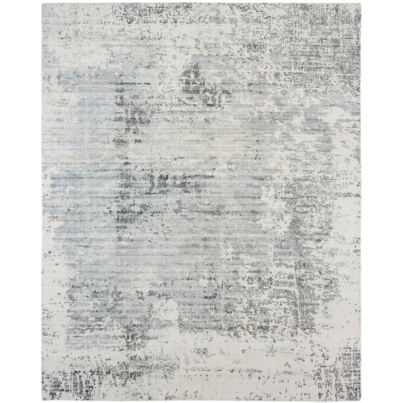 Kalaty Remy Area Rug RY-068 Gray Faded Shaded 8' 6" x 11' 6" Rectangle ...