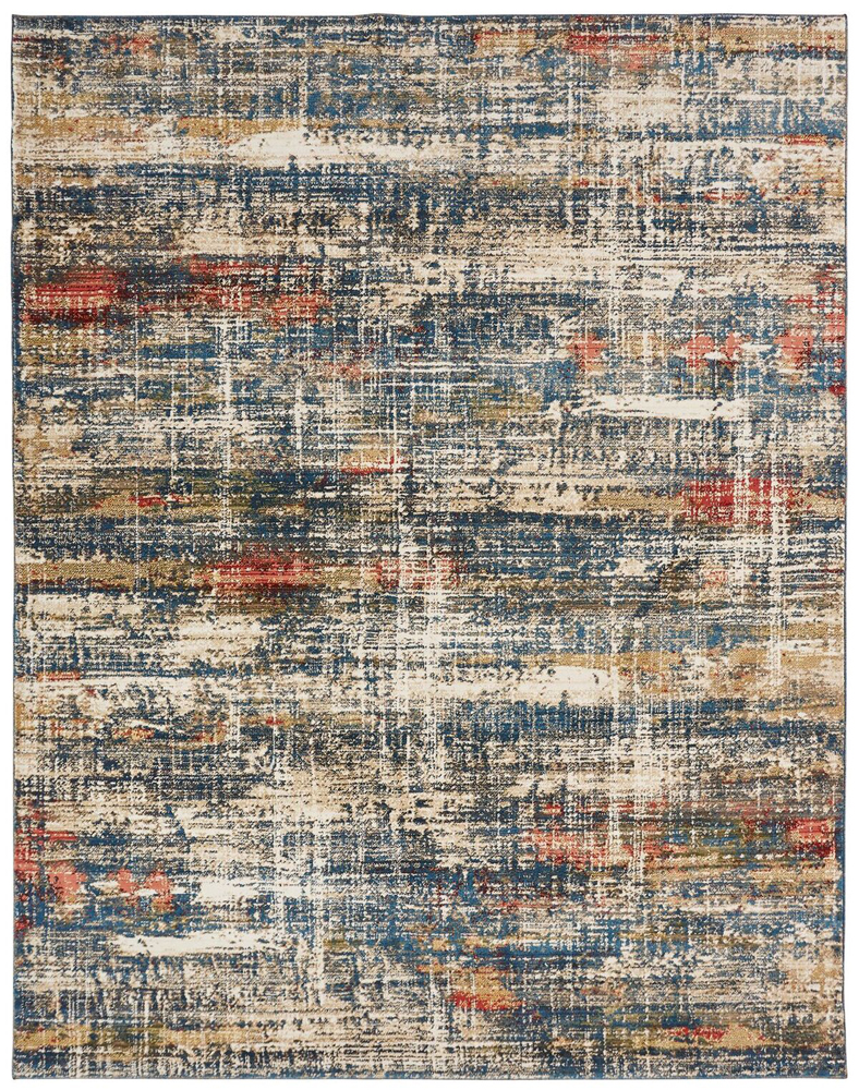 Kalaty Theory Area Rug TY-674 Blues/Multi Vintage Stained 8' x 10 ...