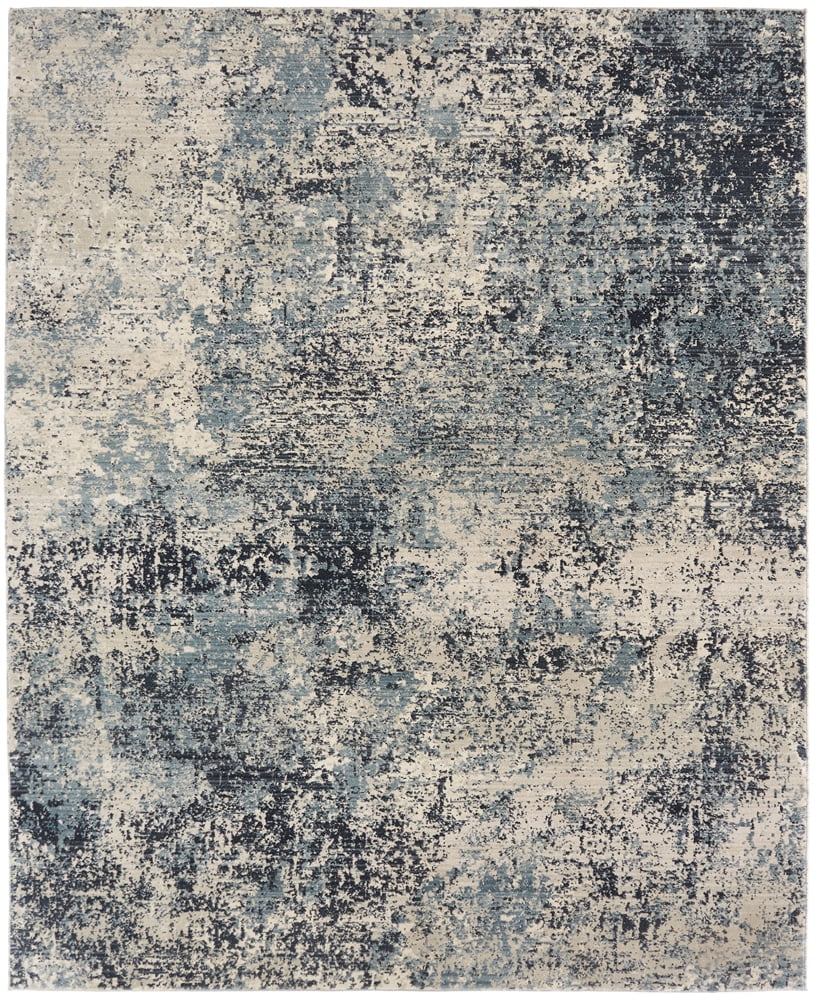 Kalaty Theory Area Rug TY-675 Blues / Greys Faded Shaded 8' x 10 ...