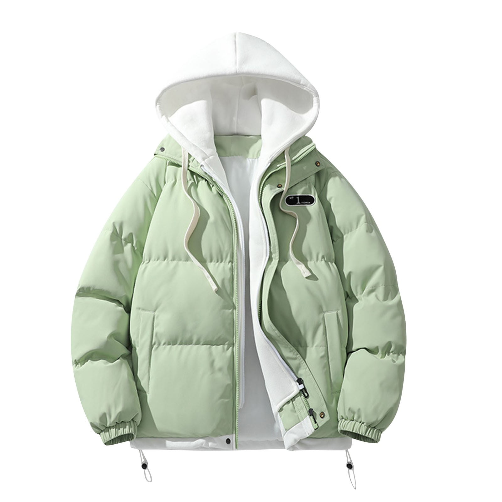 Kalauyu Men's Winter Down Jackets Outerwear Cotton-Padded Coat Mens ...