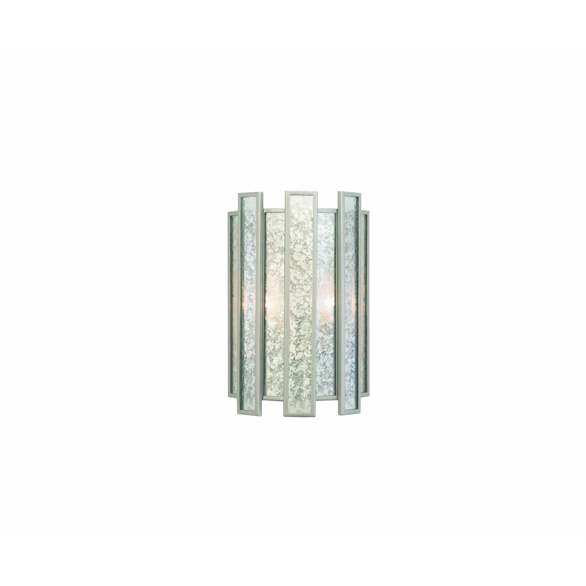 Kalco 505021 Palisade 2 Light 14" Tall Wall Sconce - Silver - Walmart.com