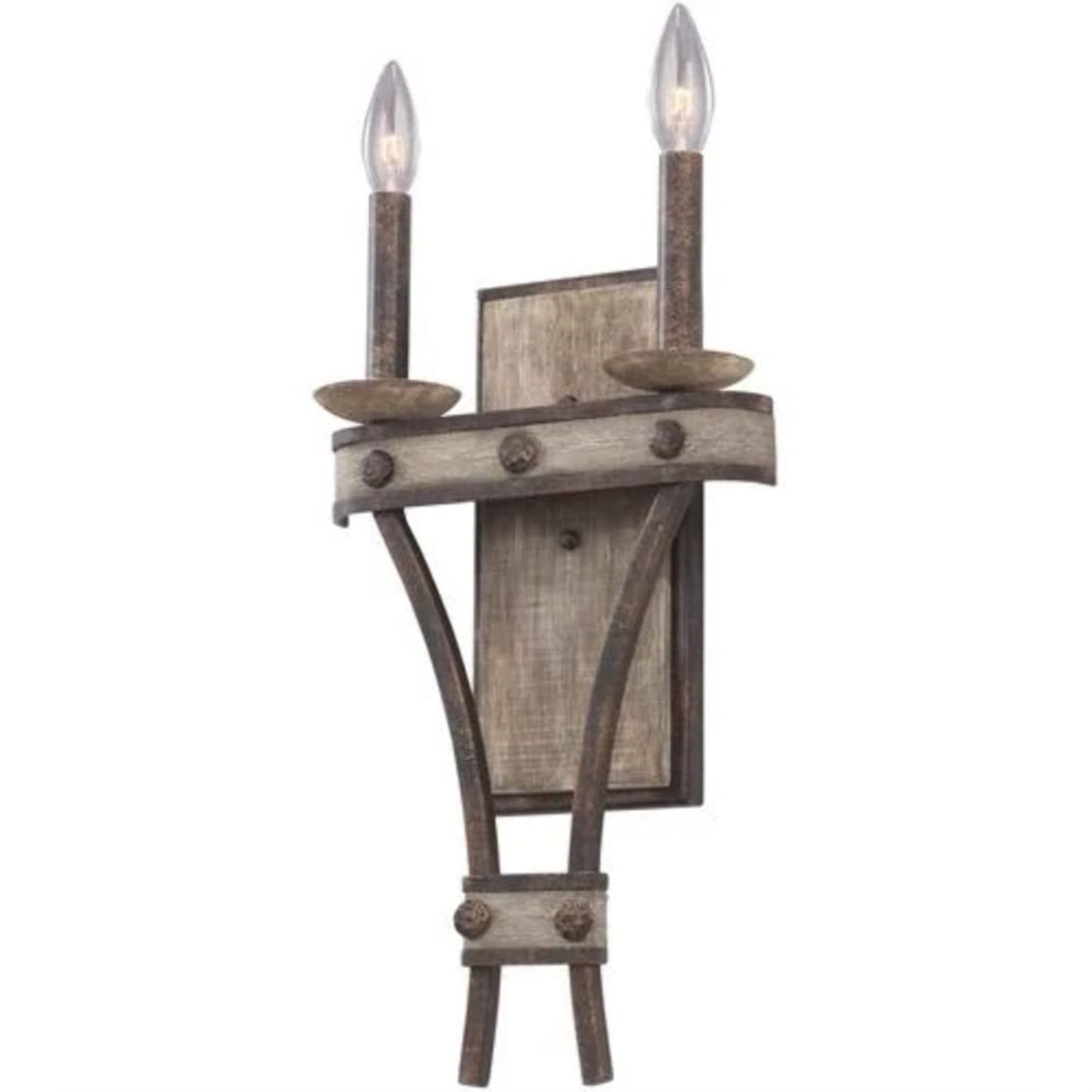 Kalco 7042FG Coronado 2 Light Wall Bracket, - Walmart.com