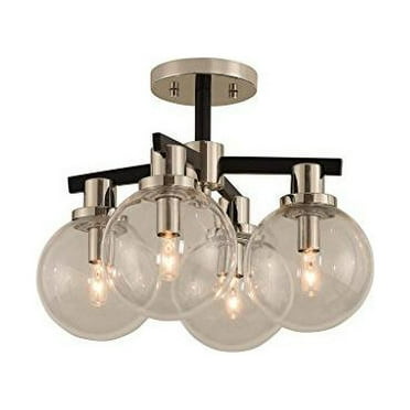 Mitzi H134603 Estee 3 Light 19" Wide Semi-Flush Globe Ceiling Fixture ...