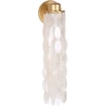 Kalco 522721OL Edgy 20" Tall Led Wall Sconce - Oxidized Gold Leaf ...