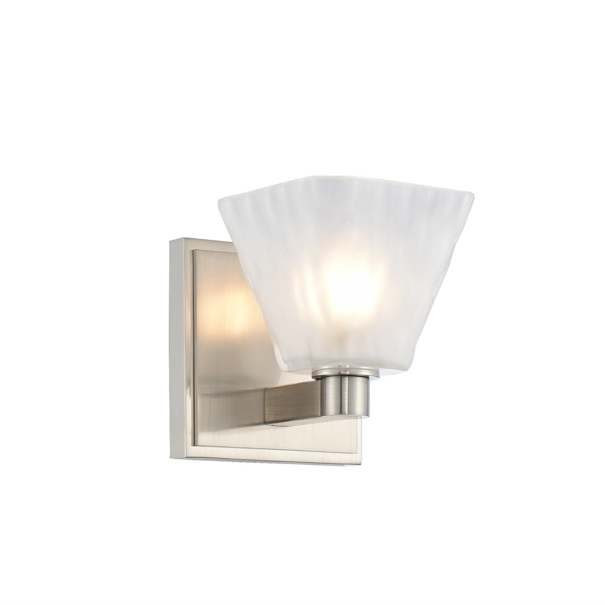 Kalco Lighting Weston 5" 1-light Contemporary Glass Bath Light in ...
