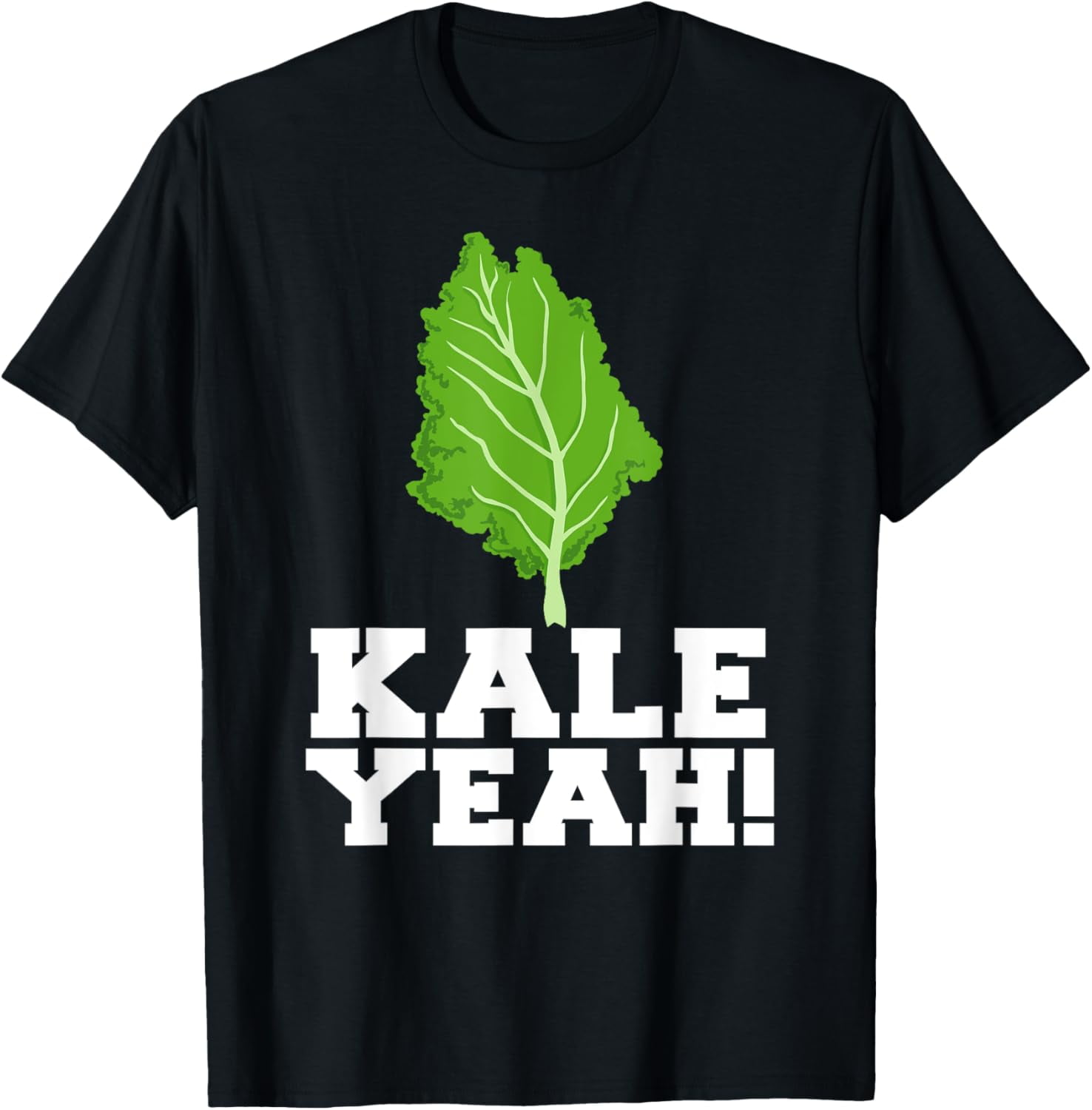 Kale Yeah funny Vegan pun Kale Yeah T-Shirt - Walmart.com