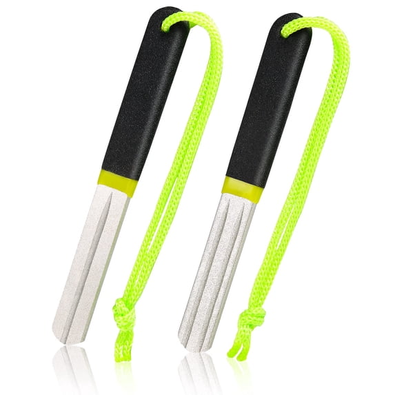 Kaleduo 2 Pack Hook Sharpener, Diamond File with Handle, Portable ...