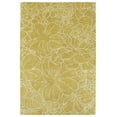 Kaleen Melange Collection - Yellow 8' x 10' 100% Wool Rug - Walmart.com