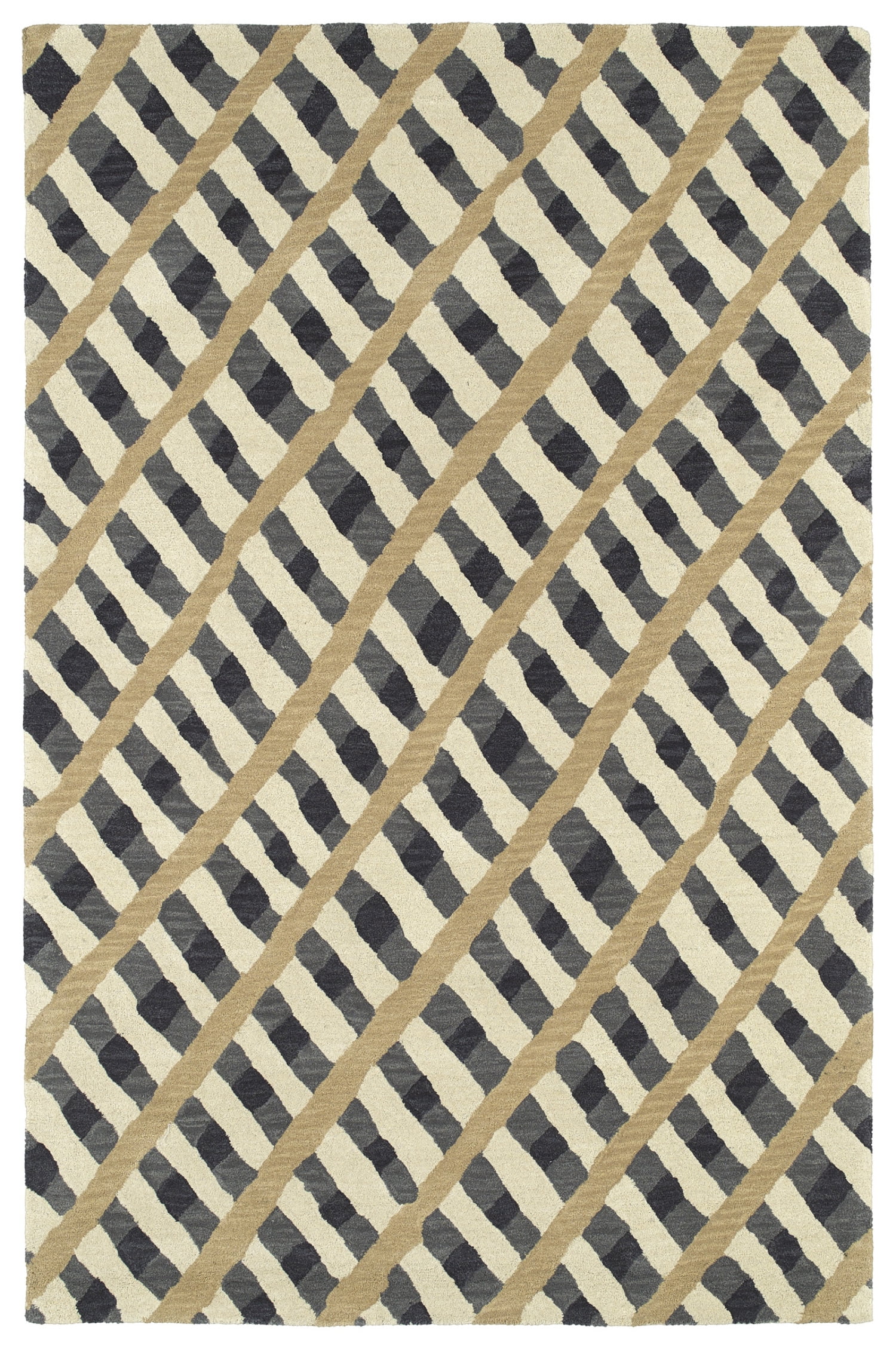 Kaleen Pastiche Hand Tufted Pas04-75 Grey Area Rugs - Walmart.com