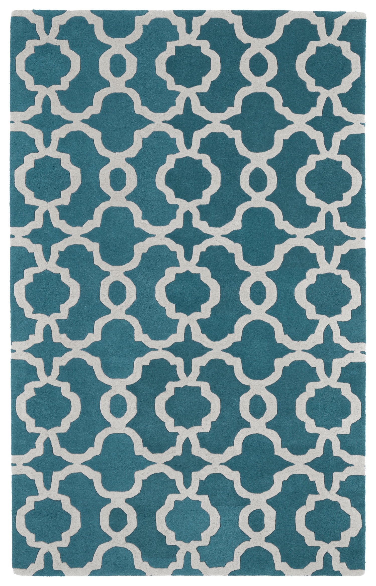 Kaleen Revolution Hand Tufted Rev03-91 Teal Area Rugs - Walmart.com