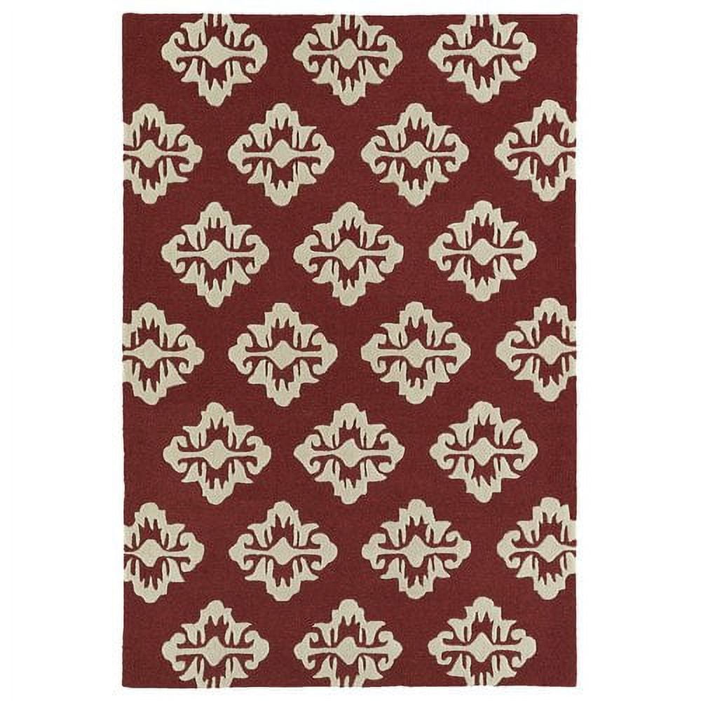 Kaleen Spaces Handmade Cranberry Area Rug - Walmart.com