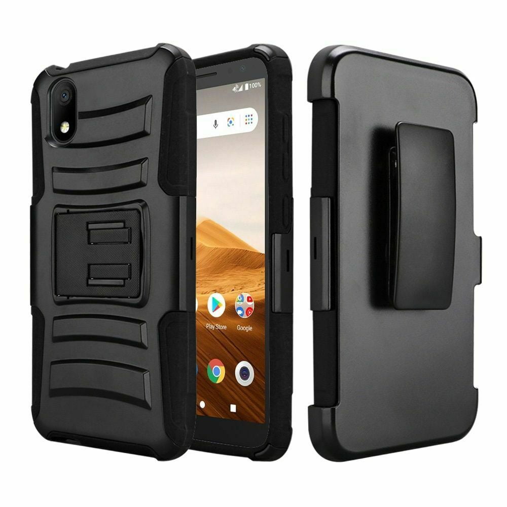 Kaleidio Case For Alcatel Apprise, Bonus [Dual Form] Rugged Holster ...