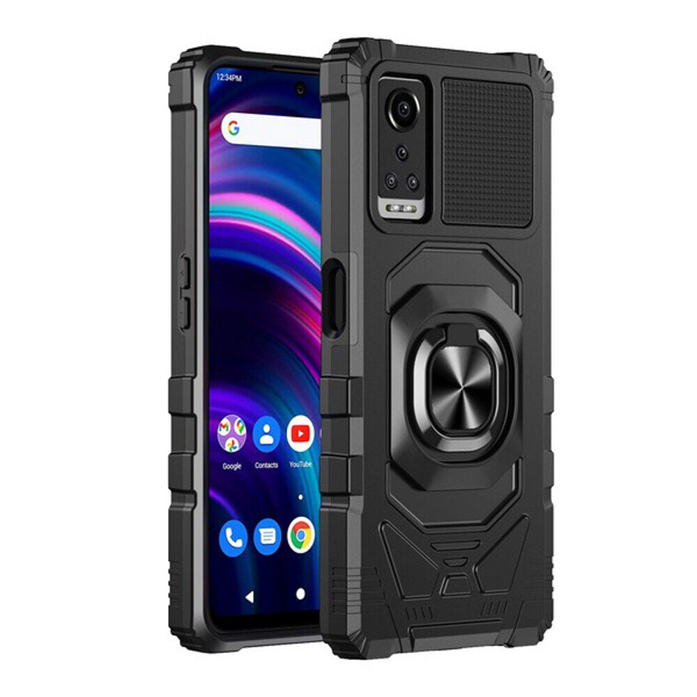 Kaleidio Case For BLU G91 Max [Robotic Hybrid] Rugged Shockproof [Ring ...