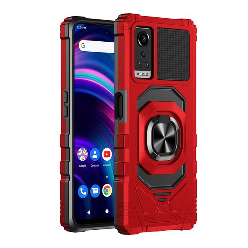 Kaleidio Case For BLU G91 Max [Robotic Hybrid] Rugged Shockproof [Ring ...