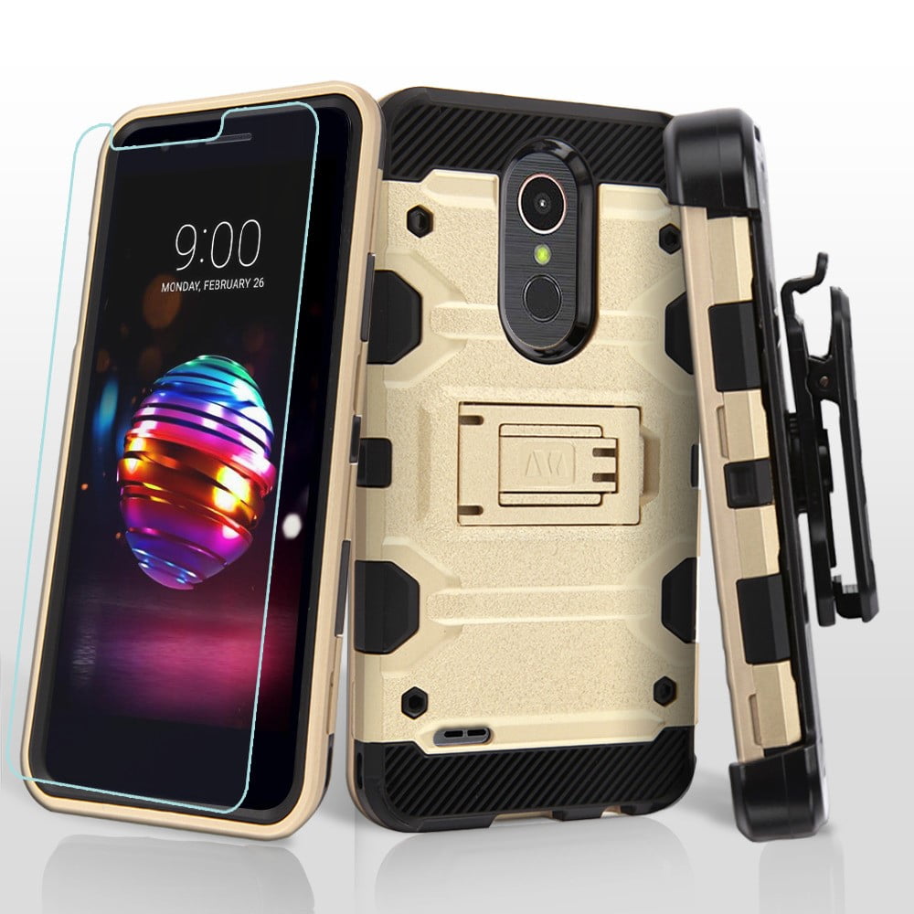 Kaleidio Case For LG Phoenix Plus, Harmony 2 [Tank Armor] Rugged ...