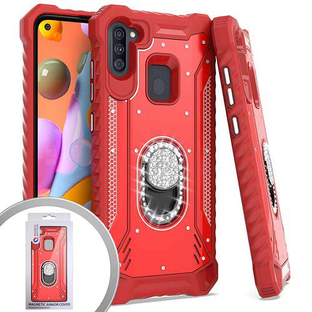 Kaleidio Case For Samsung Galaxy A11 [Metal Jacket] Impact Protection ...