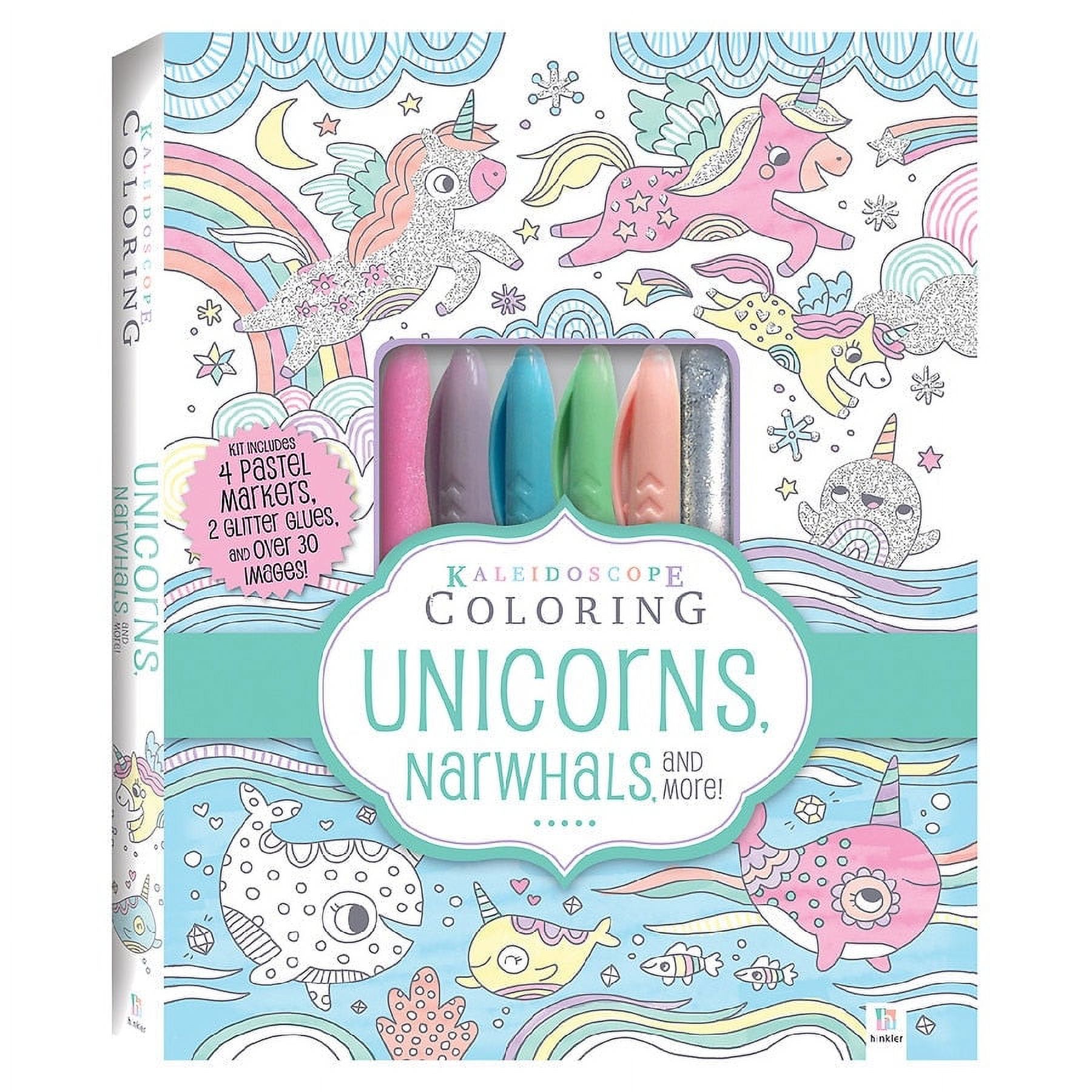Kaleidoscope Coloring Unicorns, Narwhals and more - Walmart.com