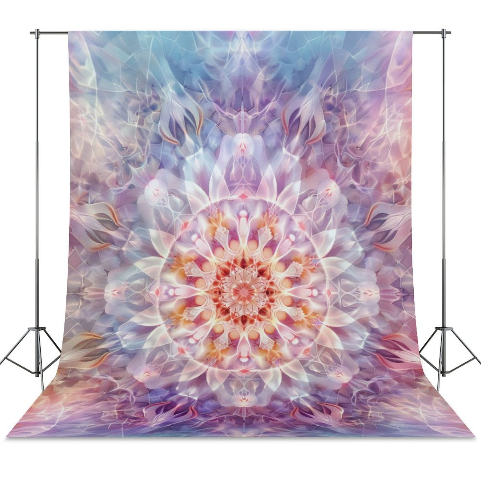 Kaleidoscope Mandala Colorful Floral Boho Backdrop Background for ...