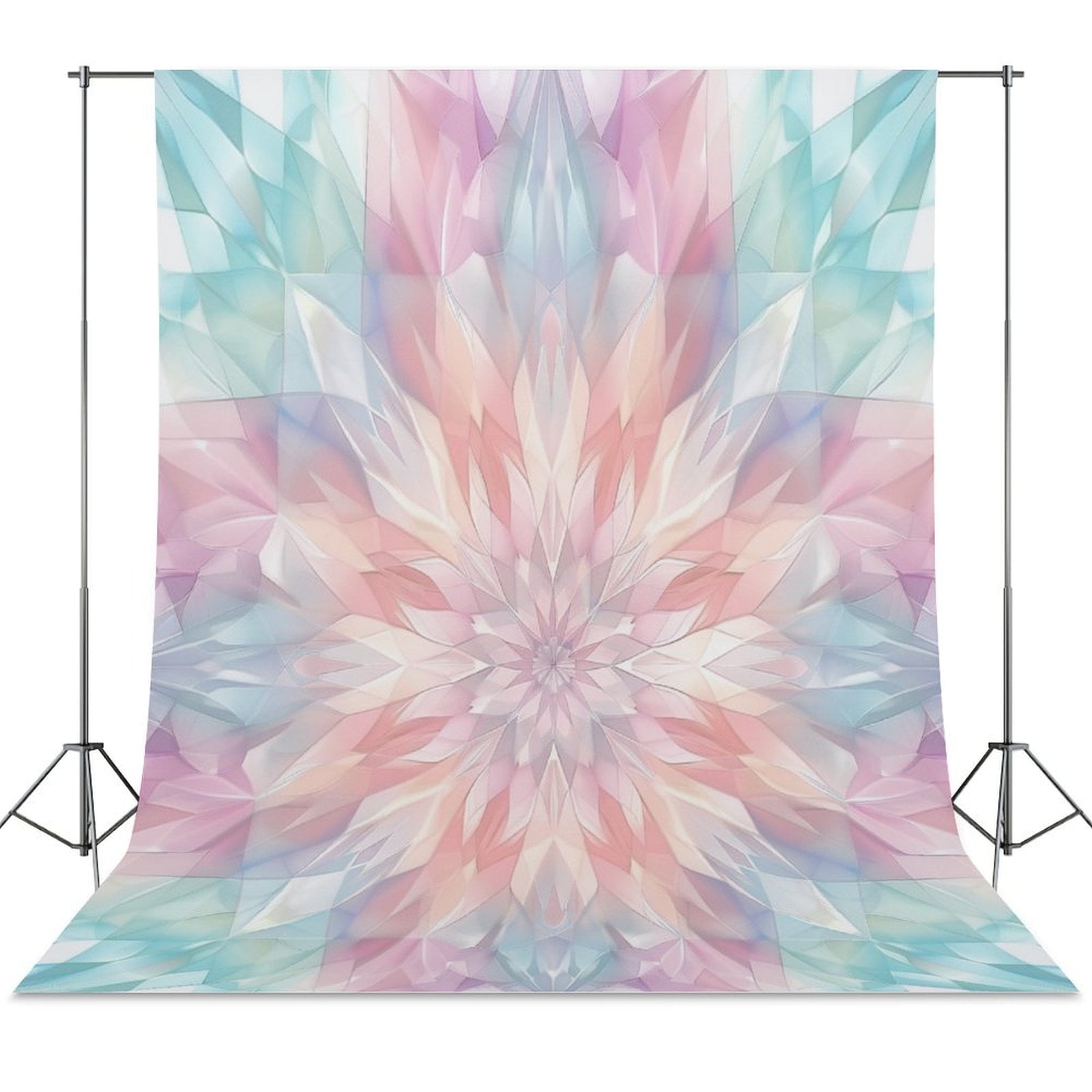 Kaleidoscope Mandala Colorful Floral Boho Backdrop Background for ...