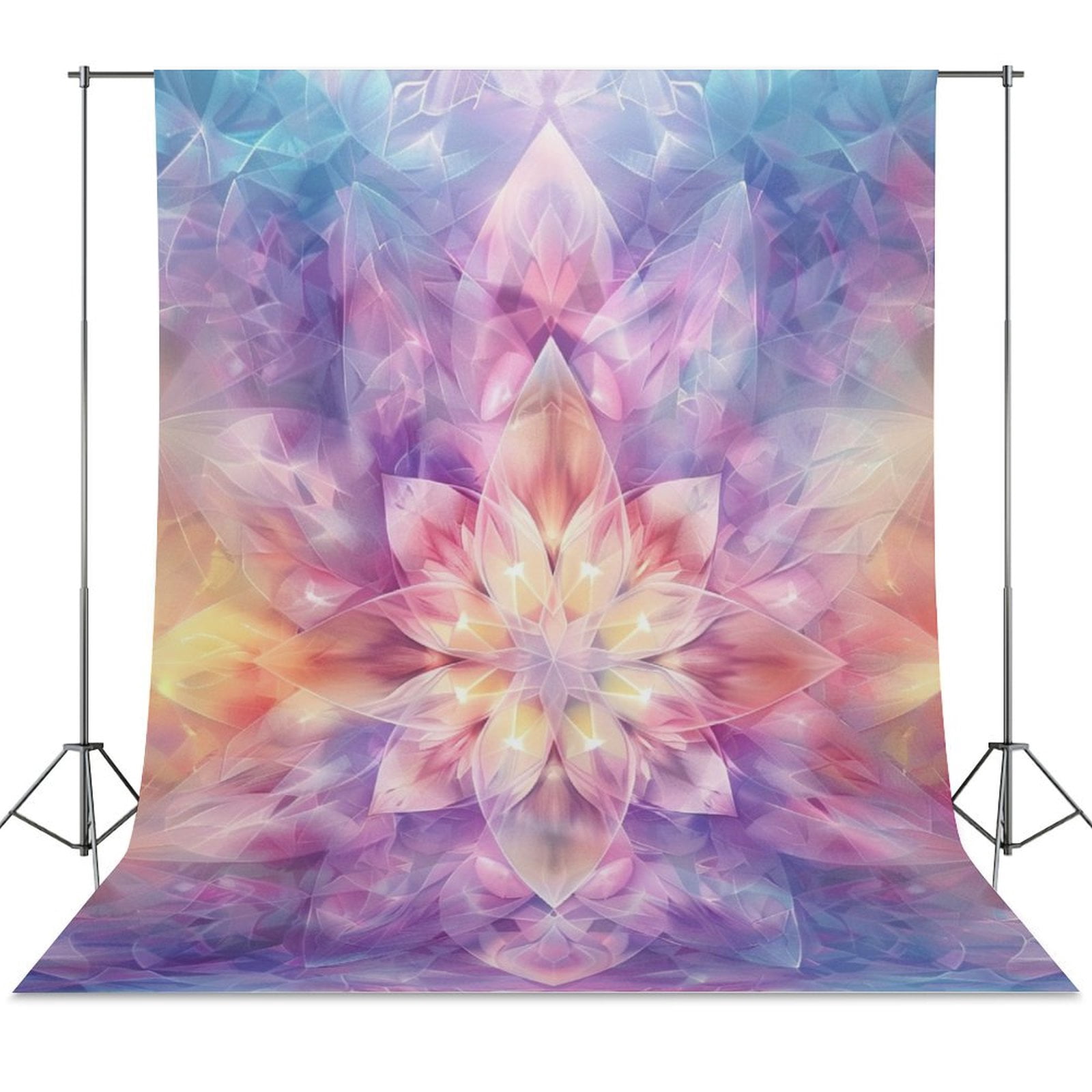 Kaleidoscope Mandala Colorful Floral Boho Backdrops for Photography ...