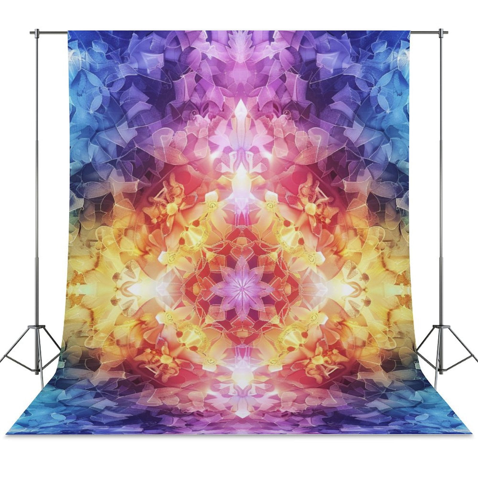 Kaleidoscope Mandala Colorful Floral Boho Backdrops for Photography for ...