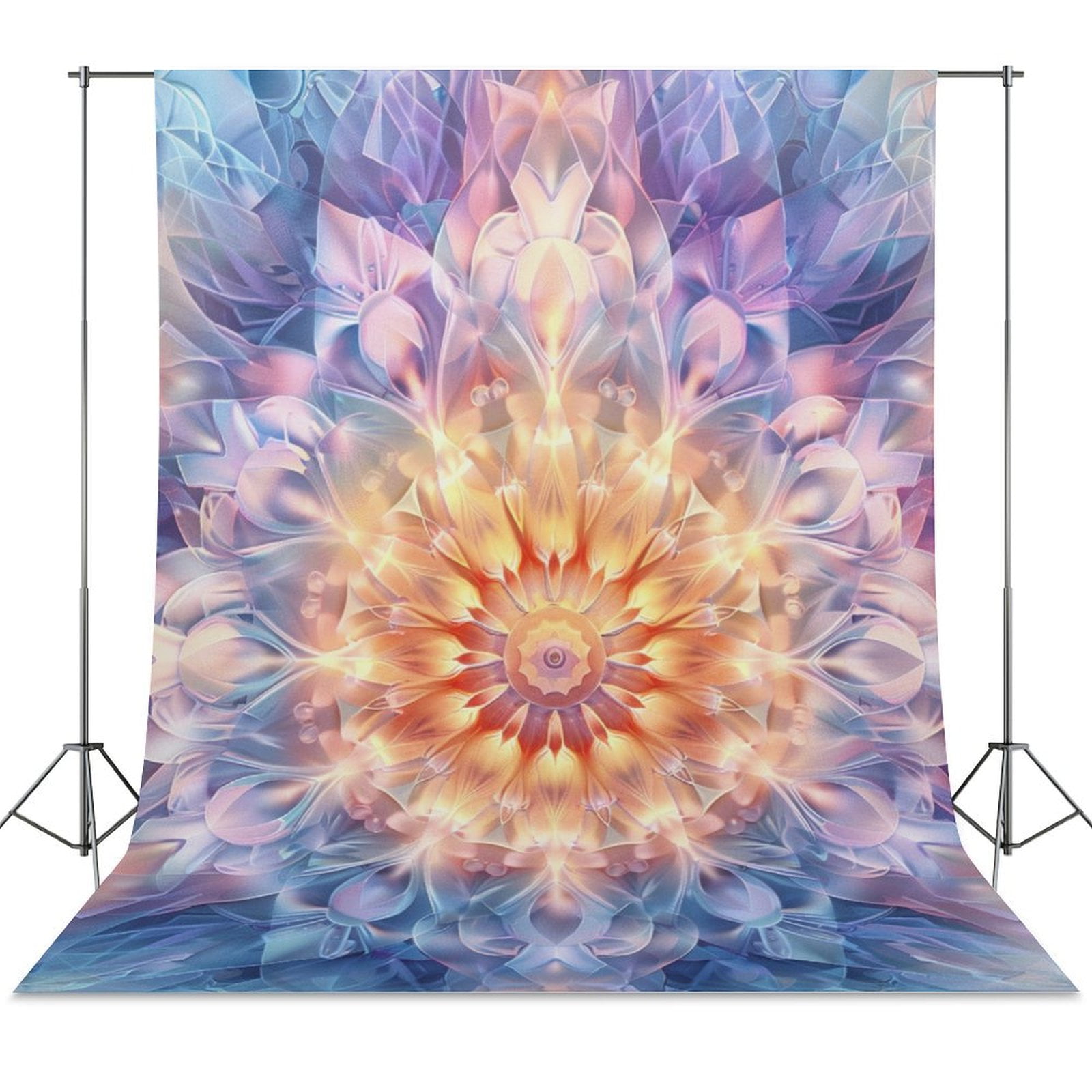 Kaleidoscope Mandala Colorful Floral Boho Backdrops for Photography for ...