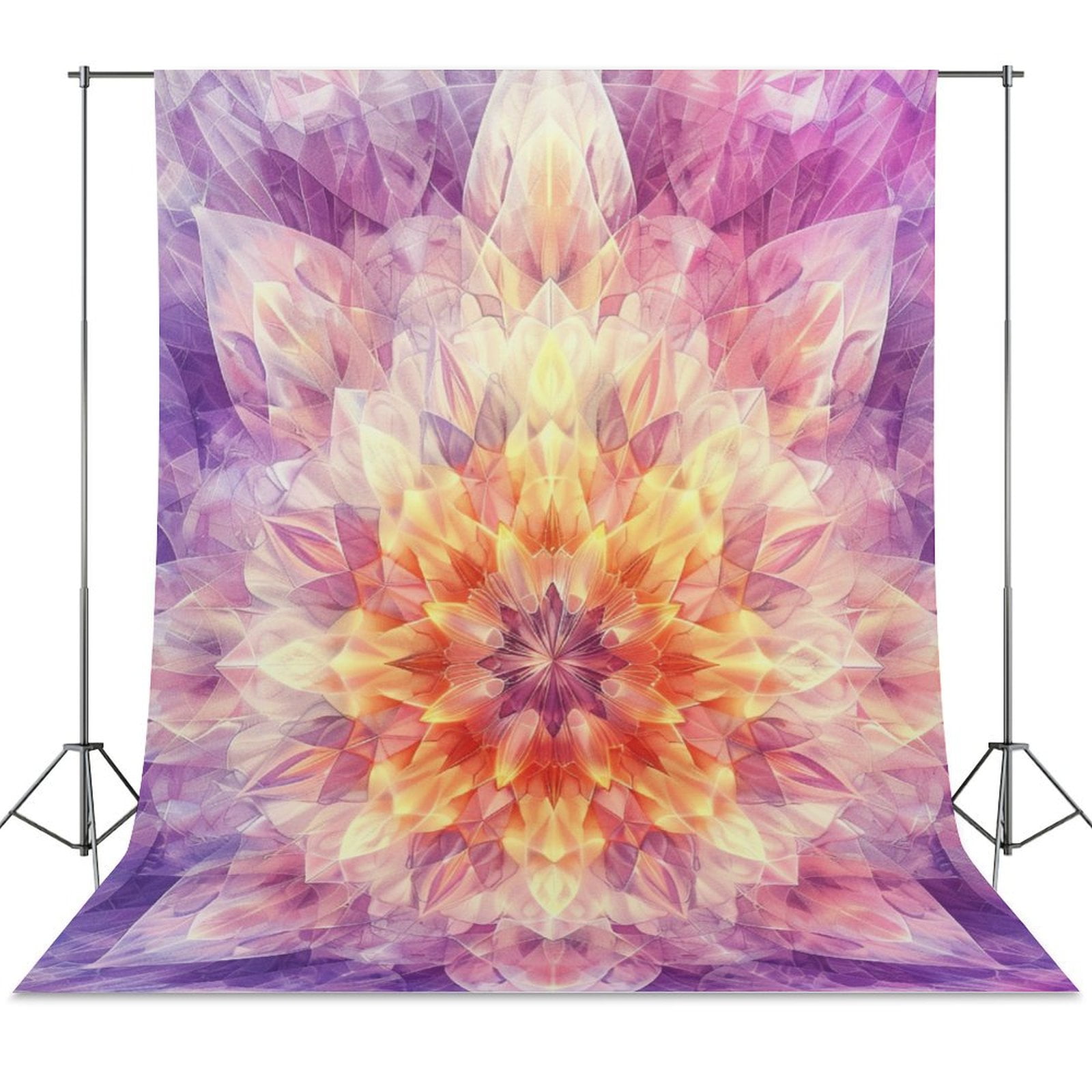 Kaleidoscope Mandala Colorful Floral Boho Backdrops for Photography for ...