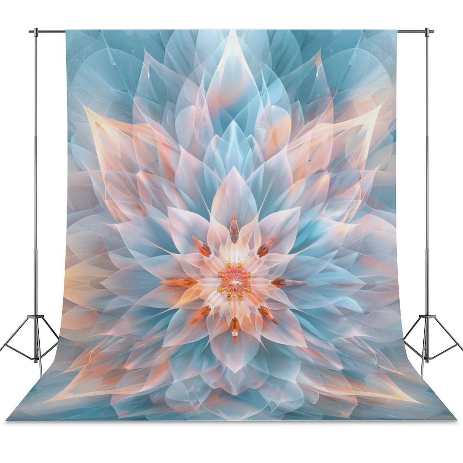 Kaleidoscope Mandala Colorful Floral Boho Spring Wall Backdrop ...