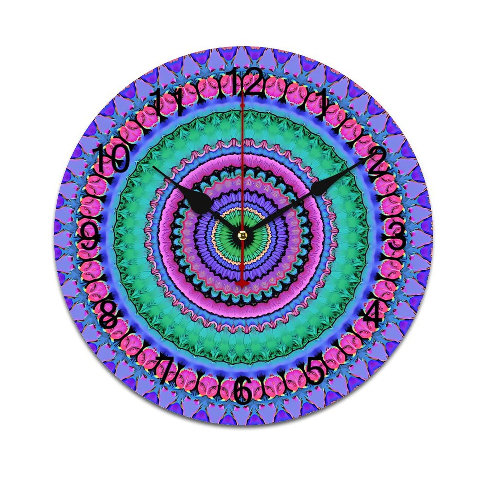 A Kaleidoscope of Vibrant Colors Radiating from A Central Circular ...
