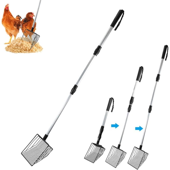 Kalekey Chicken Poop Scooper, Stretchable Litter Scooper for Chicken(22 ...