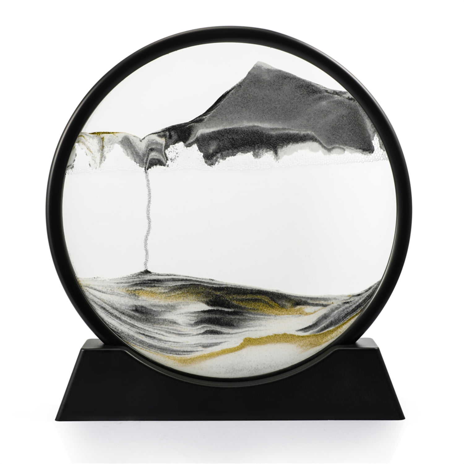 Kalekey Moving Sand Art Picture, Dynamic Sand Picture 10" Large Round ...