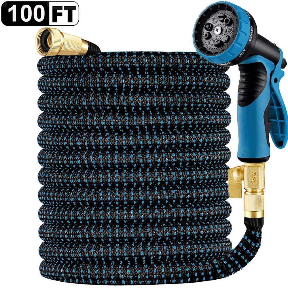 Kalgaden Expandable Garden Hose 100FT Water Hose with 9 Function Nozzle ...