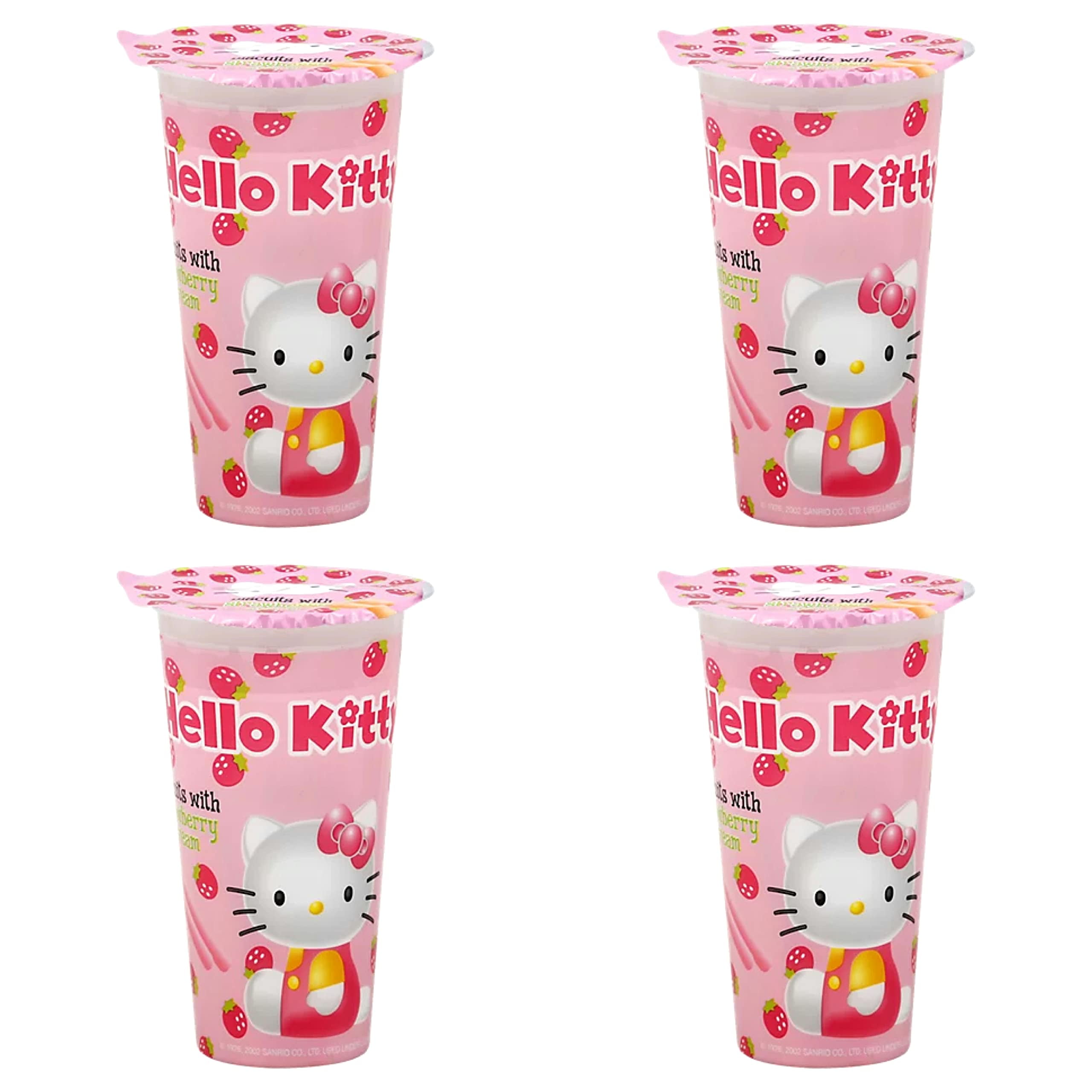Kali Dreams Hello Kitty Snacks Biscuits Cookies in Strawberry Dip ...