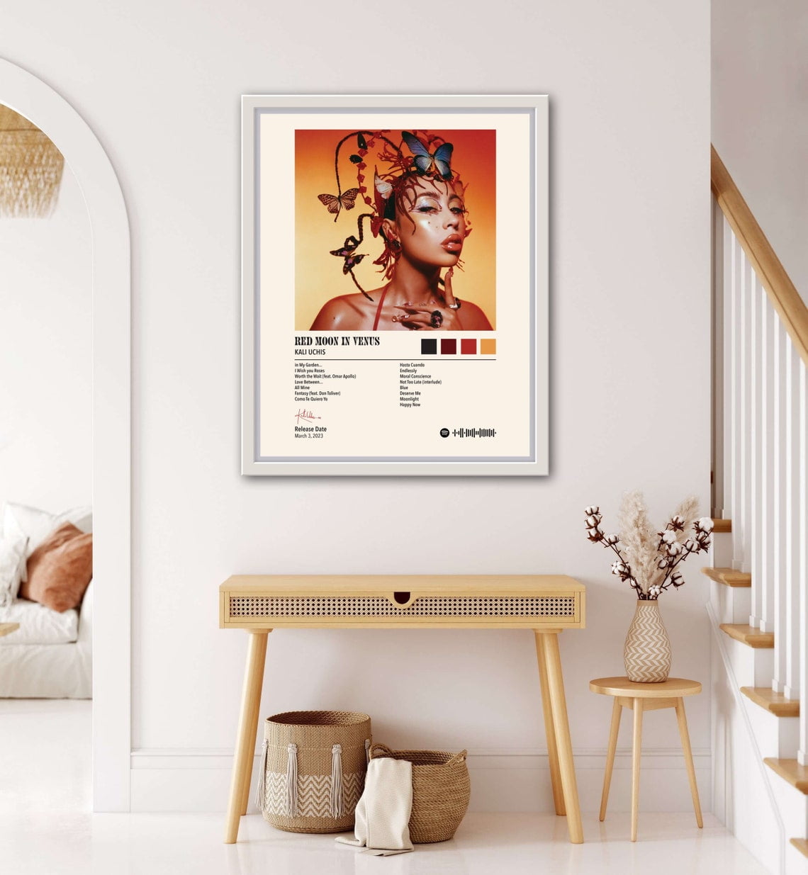 Kali Uchis, Red Moon in Venus Album Cover, Celeb Print, R&B and Soul ...