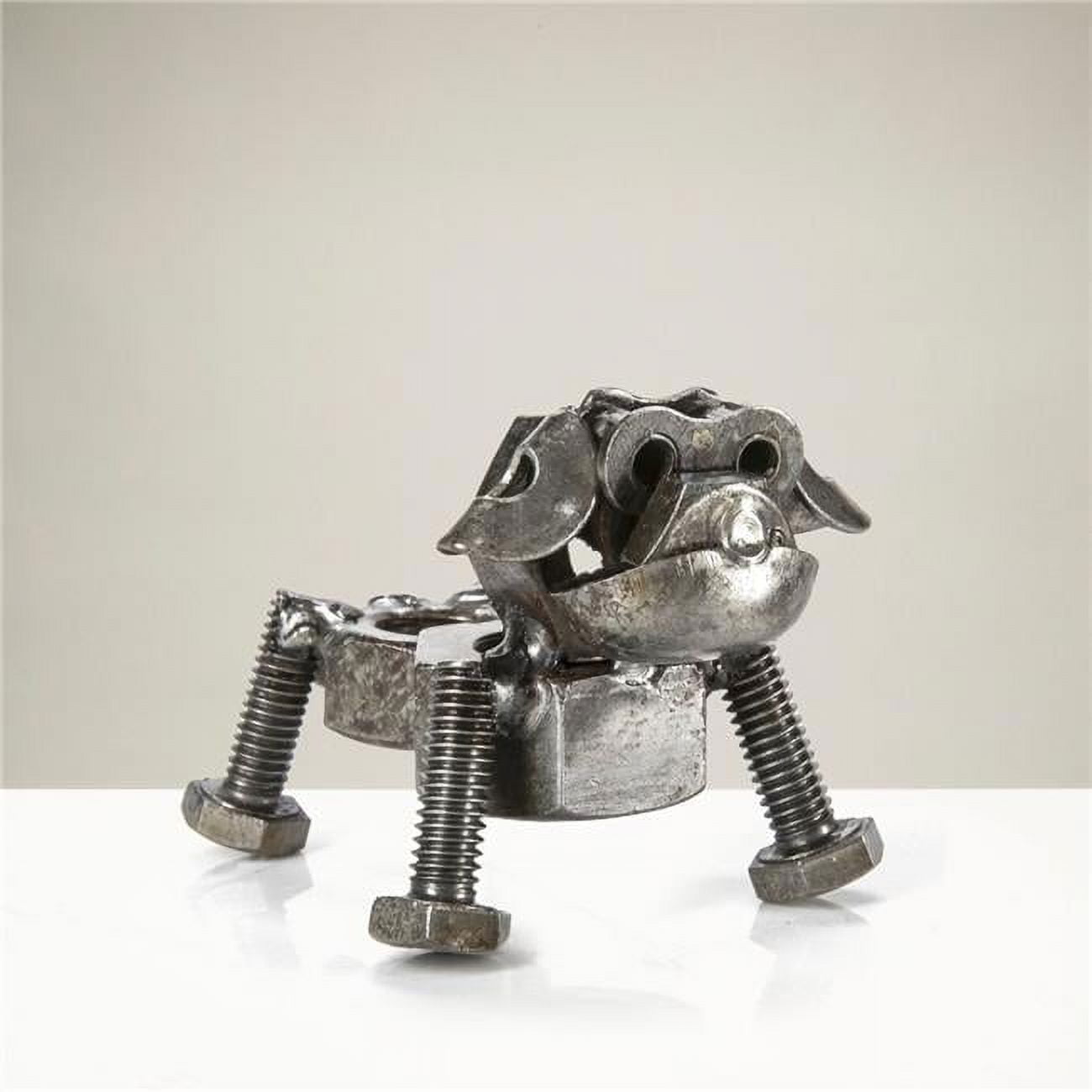 Kalifano RMS-100DOG-N 2.5 in. Dog Recycled Metal Sculpture - Walmart.com