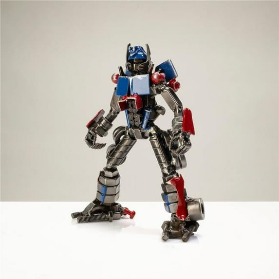 Kalifano RMS-450OPA-N 7 in. Optimus Prime Inspired Recycled Metal ...
