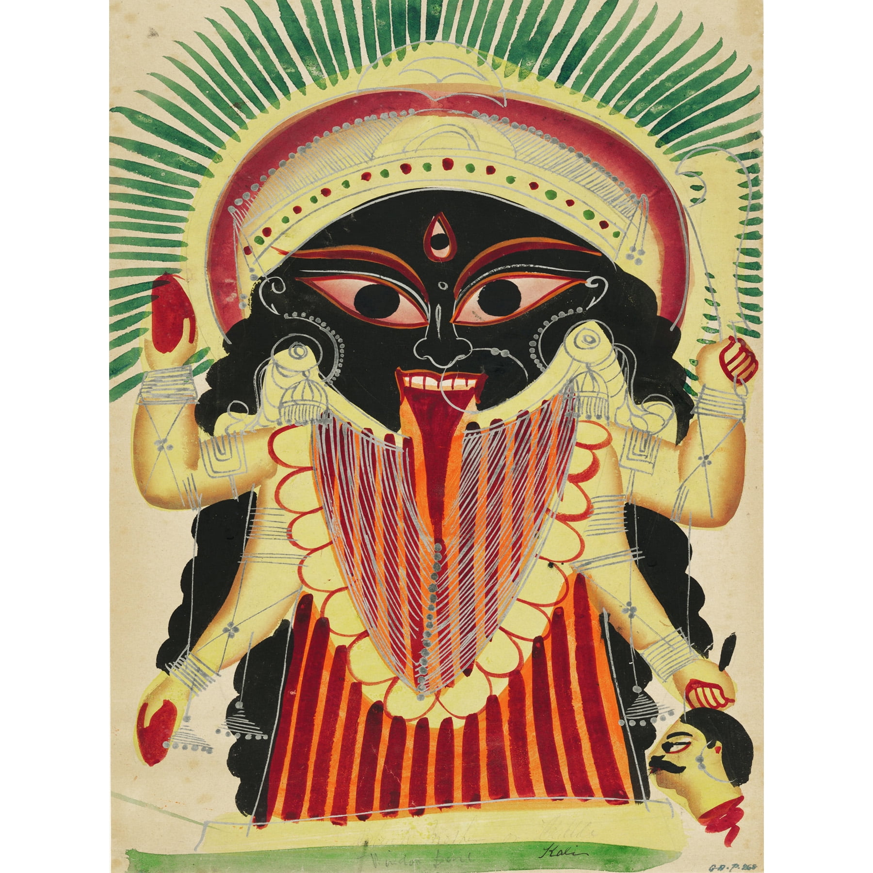 Kalighat Kolkata Calcutta West Bengal India Kali Extra Large Art Print ...