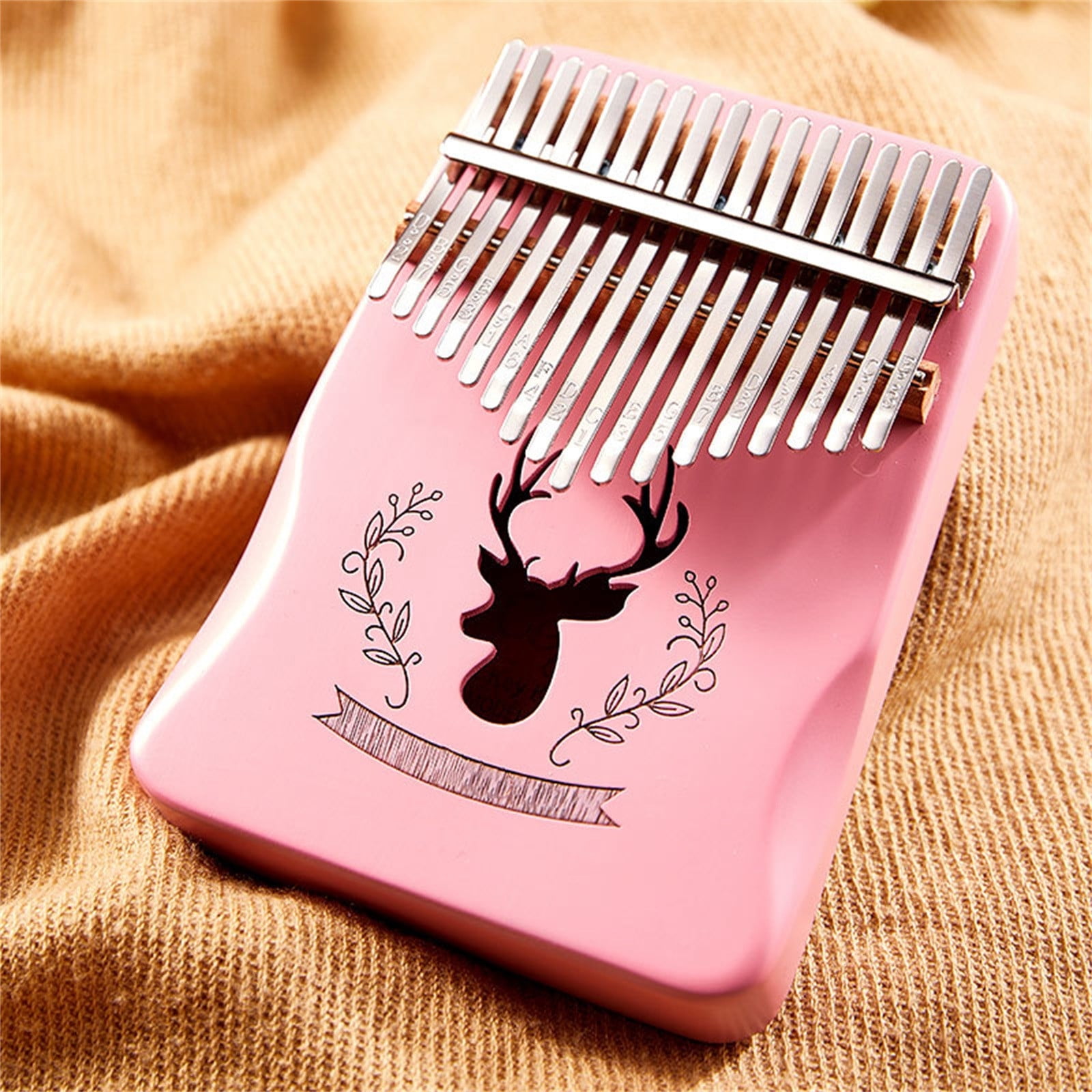 Kalimba 17 Keys Thumb Piano Tuner and Learning Guide Portable Thumb ...