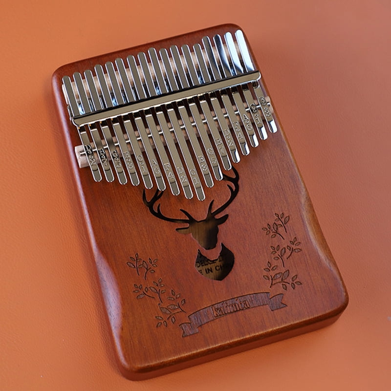 Kalimba music instrument Thumb Piano 17 Keys Mahogany Wood Finger Piano ...