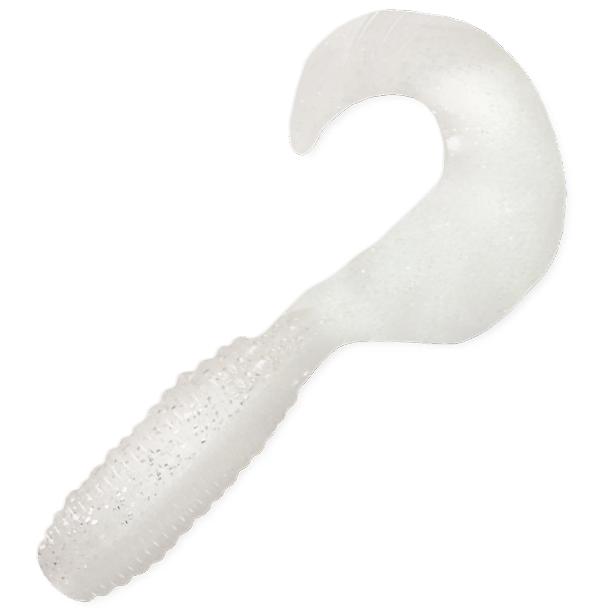 Kalin's 5" Lunker Grub 10Pk White Ice - Walmart.com