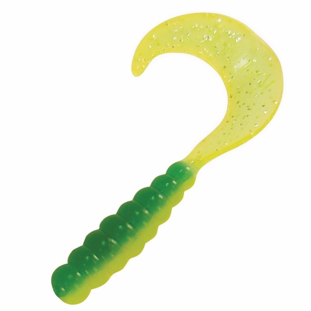 Kalin's Fishing Kalin 2in Triple Threat Grub, 50 Pack, John Deere Green ...