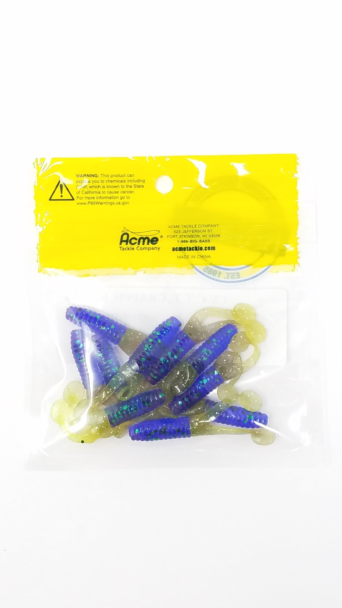 Kalin's Freshwater 1.75 in. Triple Threat Soft Plastics Crappie Scub ...