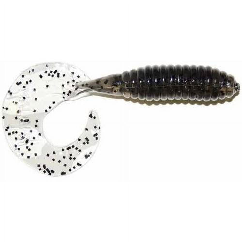 Kalin's Lunker Grub 3 inch Smoke Salt and Pepper - Walmart.com