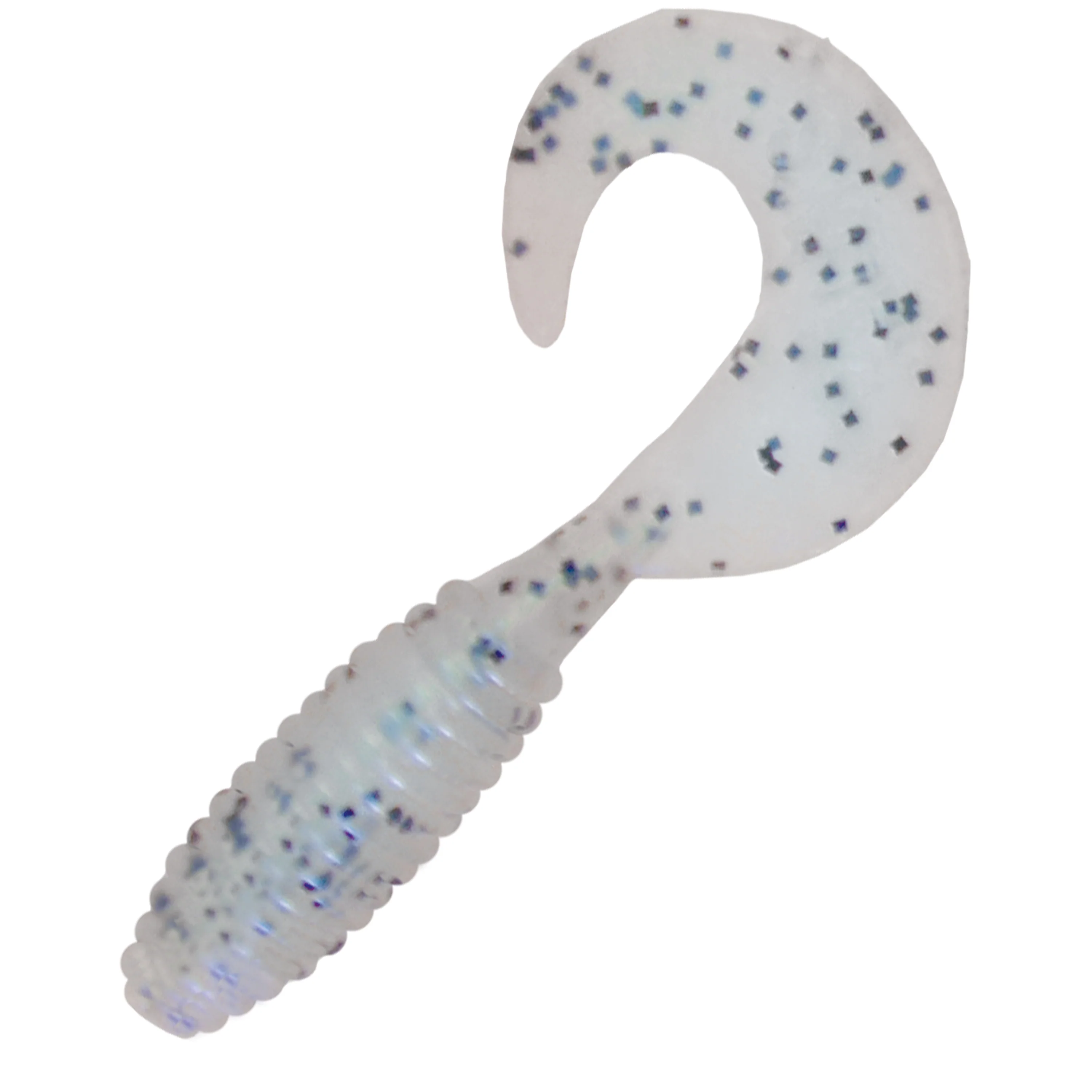 Kalin's Lunker Grub,Soft Plastic Grub 10 pack, Blue Pearl/ Salt& Pepper ...