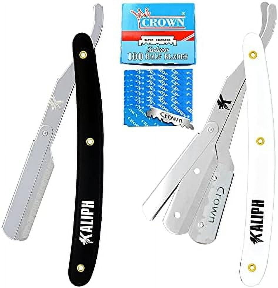 Kaliph Professional Barber Straight Razor For Men - Premium Pack of ...