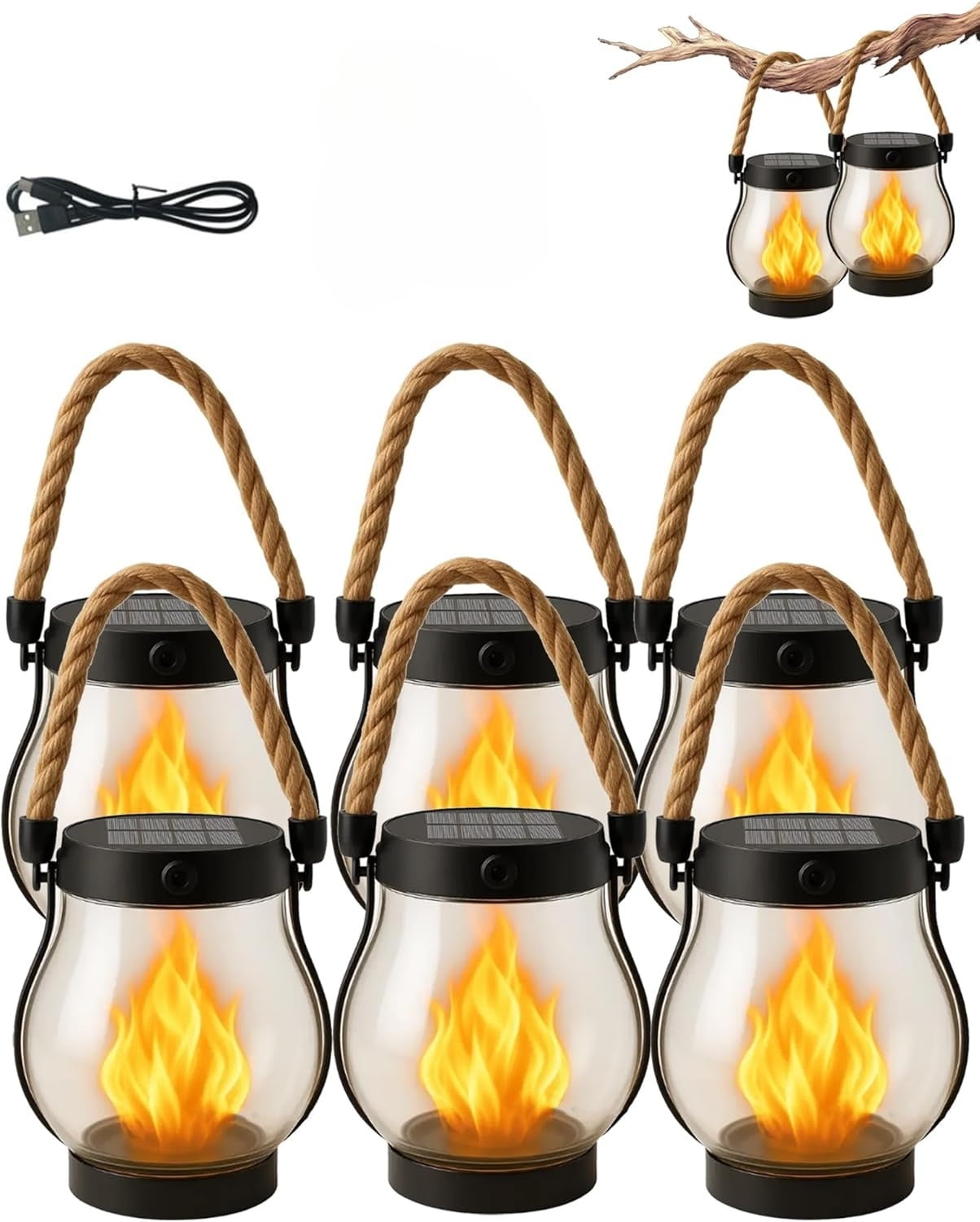 Kaliqo Official - Kaliqo Solar Lantern Outdoor Lights with Dancing ...